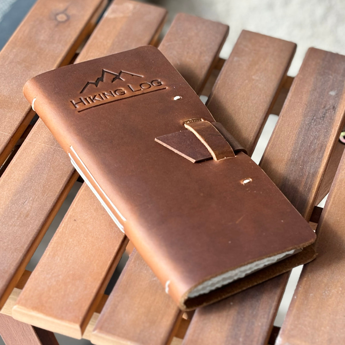 Genuine Leather Hiking Logbook | Trail Journal for Hikers – Tolredo Leather